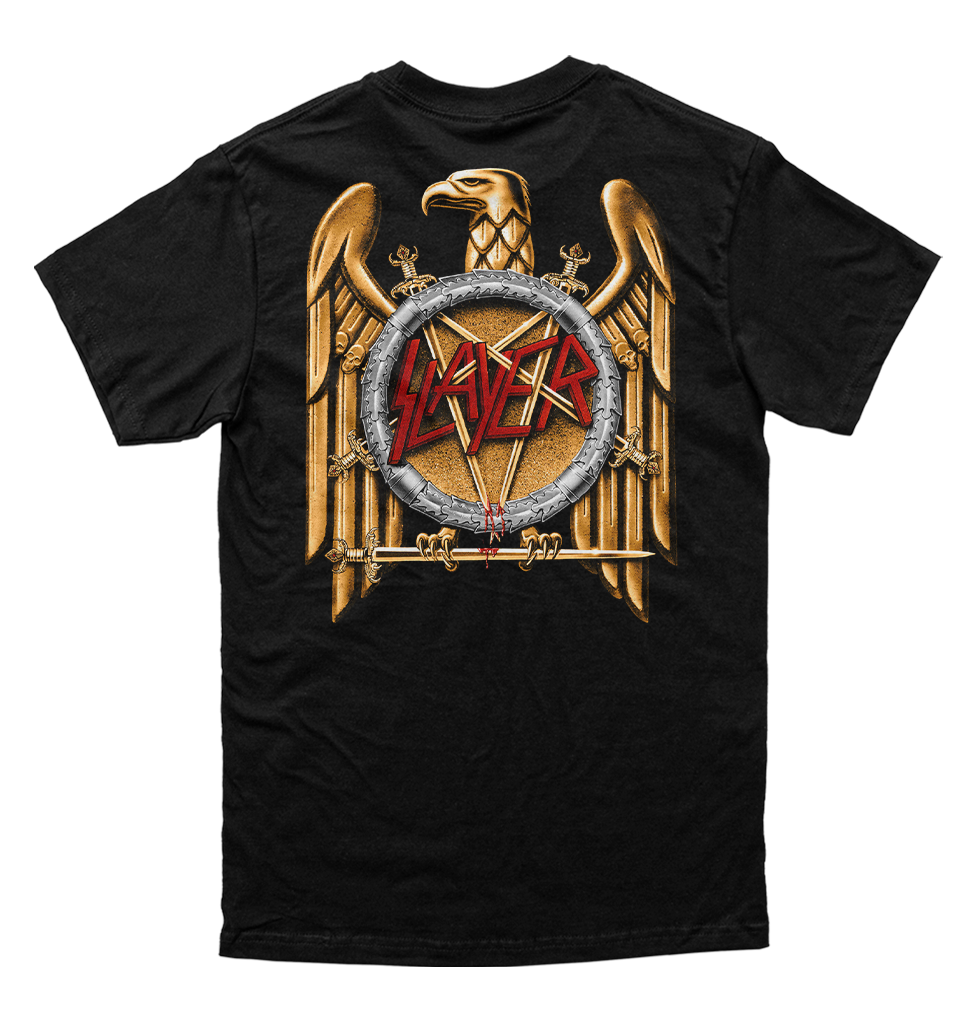 Polera Slayer | Aguila logo | Musica | Chile | Metal – Goetia Store