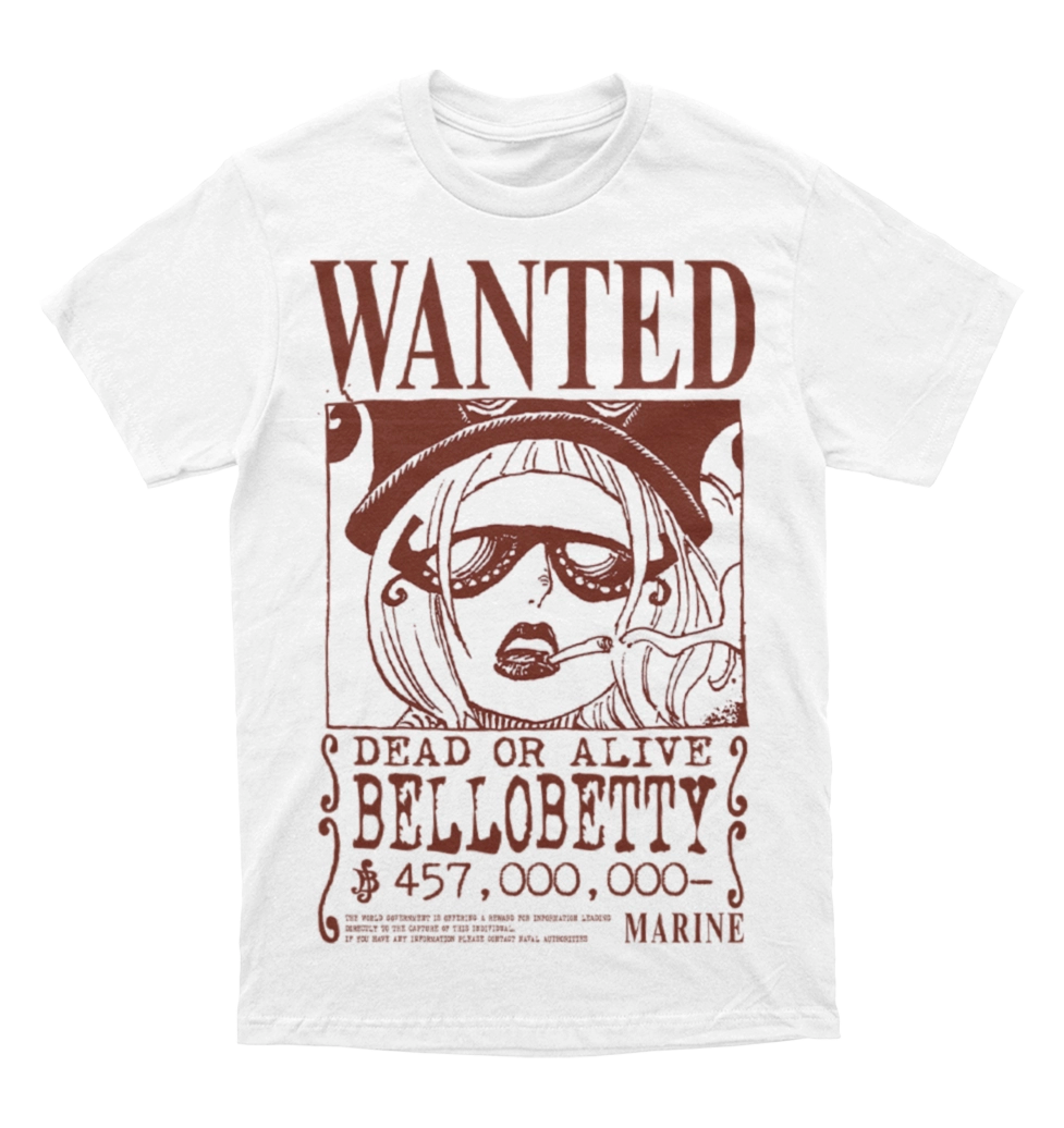 Polera One Piece | Wanted One Piece | Bello Betty | Anime | Chile ...