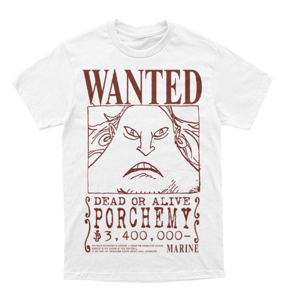 Polera One Piece | Wanted One Piece | Porchemy | Anime | Chile – Goetia ...