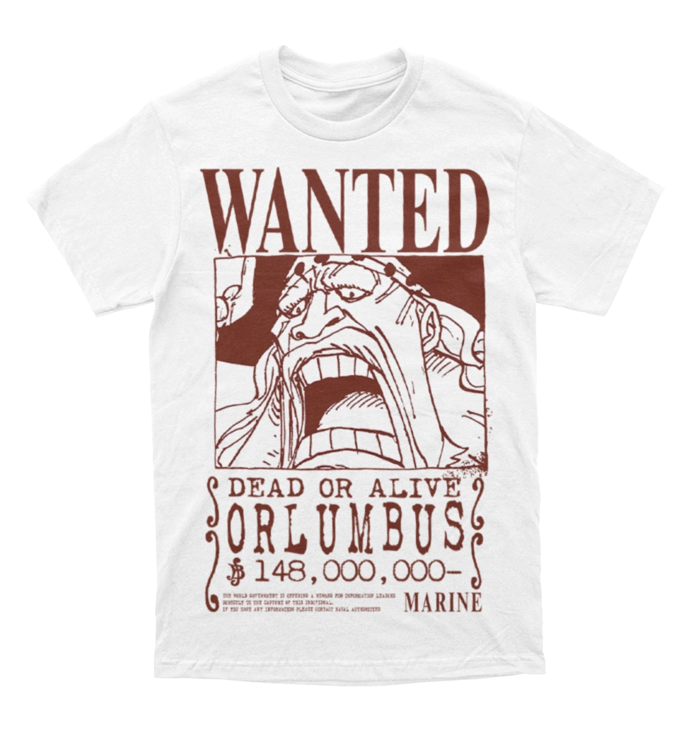 Polera One Piece | Wanted One Piece | Orlumbus | Anime | Chile – Goetia ...